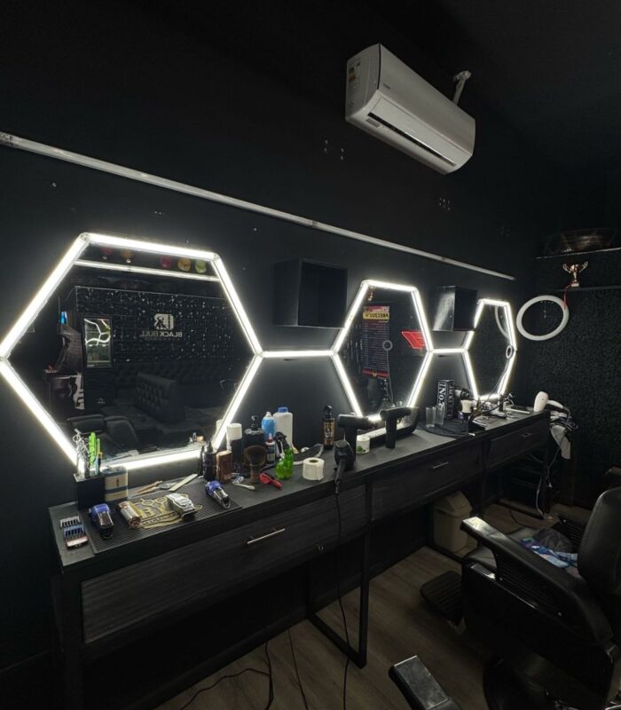 Luces hexagonales en Santiago - Hexalight